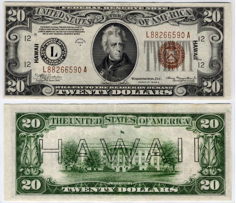 Currency Stamped with “HAWAII” during WWII | Images of Old Hawaiʻi