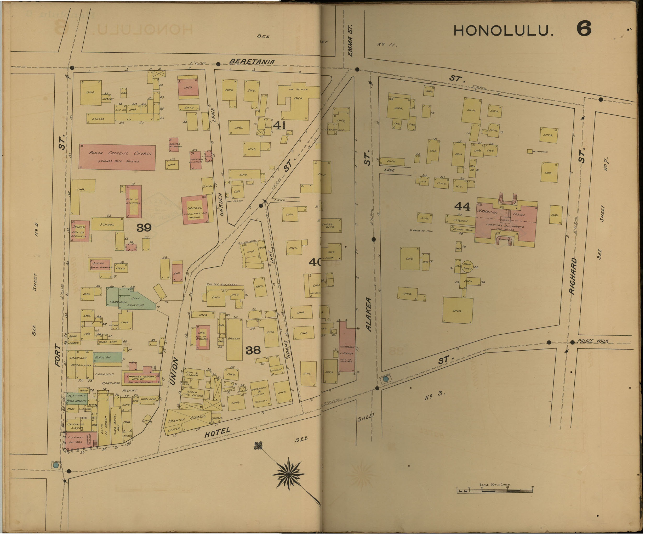 Central Fire Station | Images of Old Hawaiʻi
