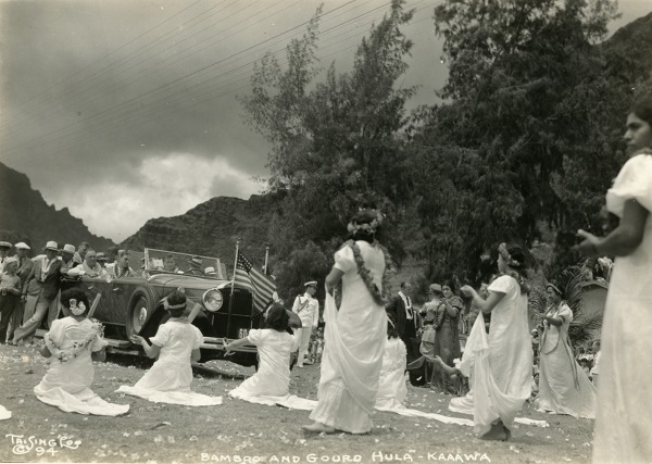 FDR in Hawaii-Hula at Kaaawa-600 | Images of Old Hawaiʻi
