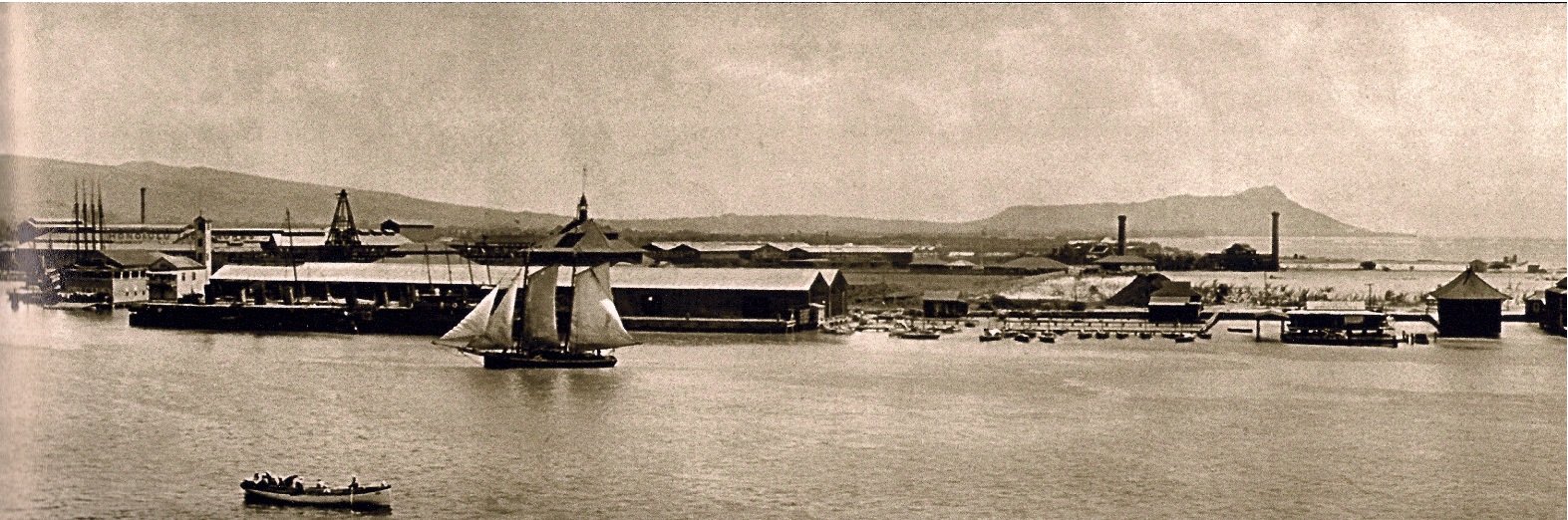 Evolution of Honolulu Harbor | Images of Old Hawaiʻi