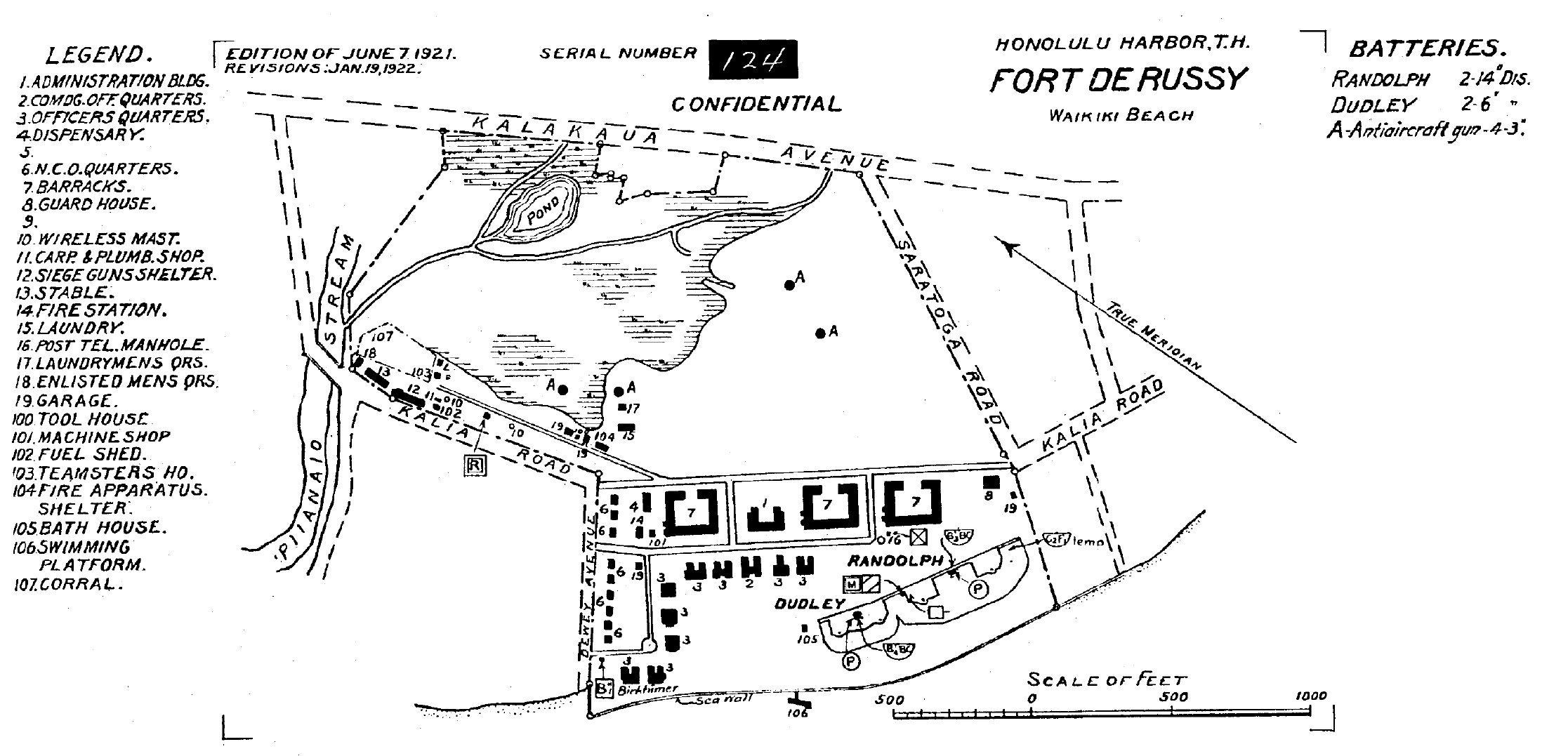 Fort DeRussy | Images of Old Hawaiʻi