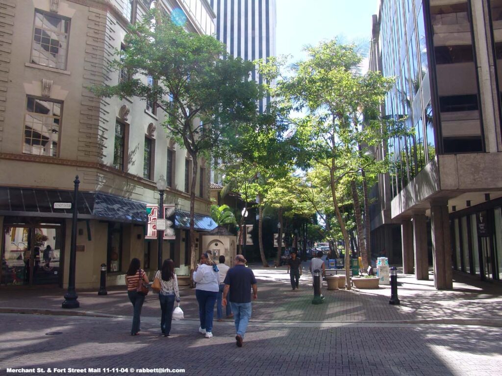 Fort Street Mall | Images of Old Hawaiʻi
