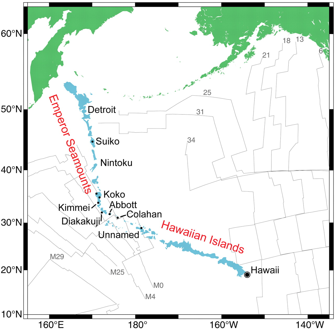 Hawaiian Islands – Emperor Seamounts | Images of Old Hawaiʻi