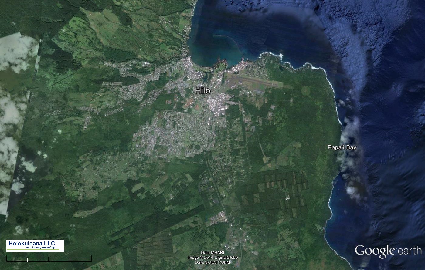Hilo-Papai_Bay-Google_Earth | Images of Old Hawaiʻi