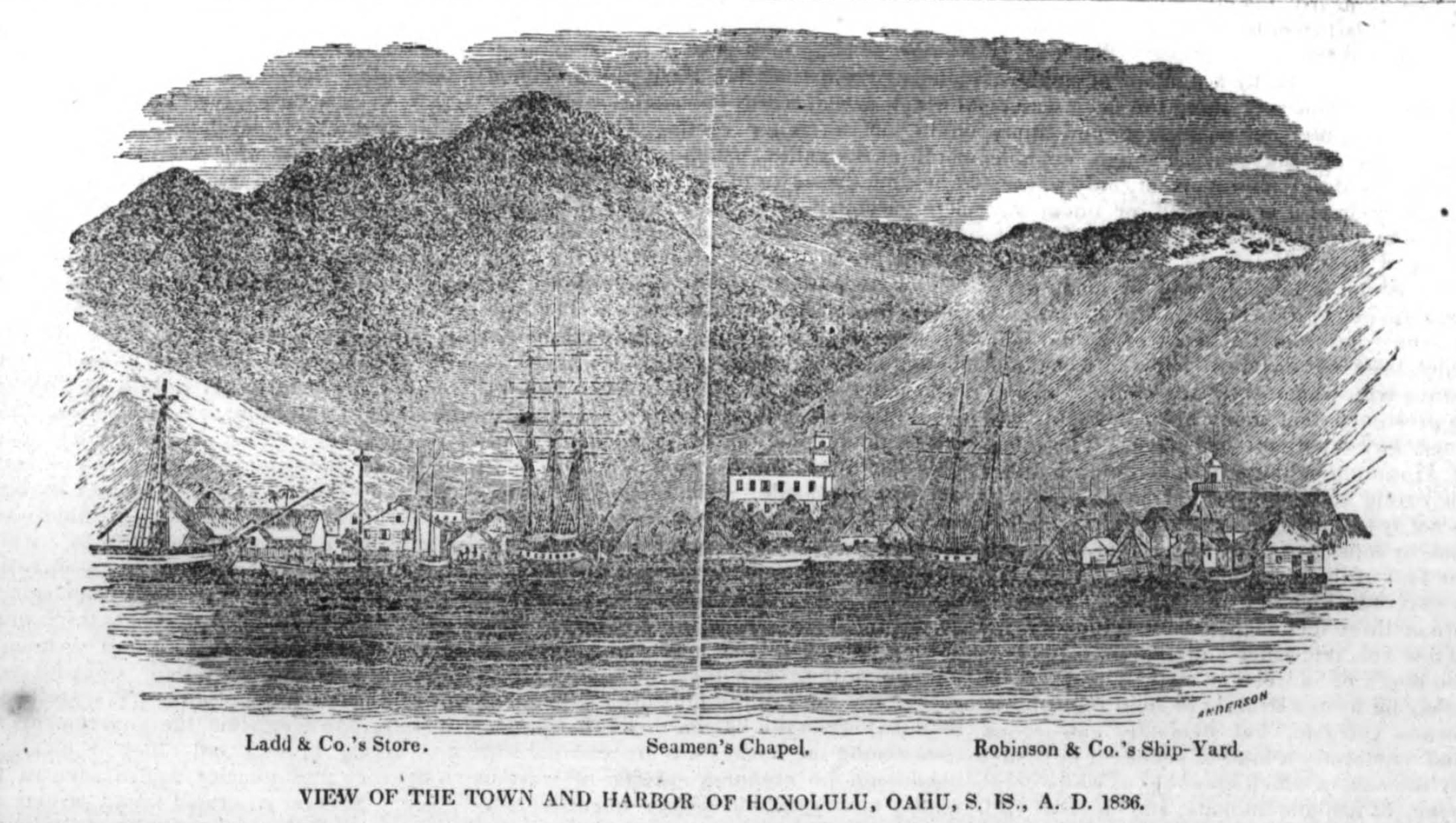 Honolulu in the 1830s | Images of Old Hawaiʻi