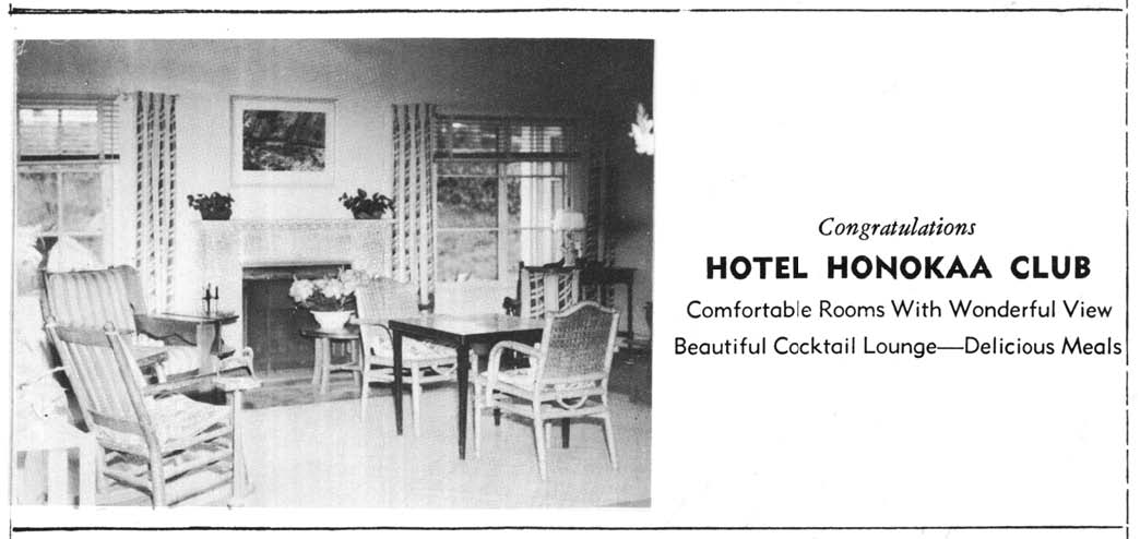Hotel Honokaʻa Club | Images of Old Hawaiʻi