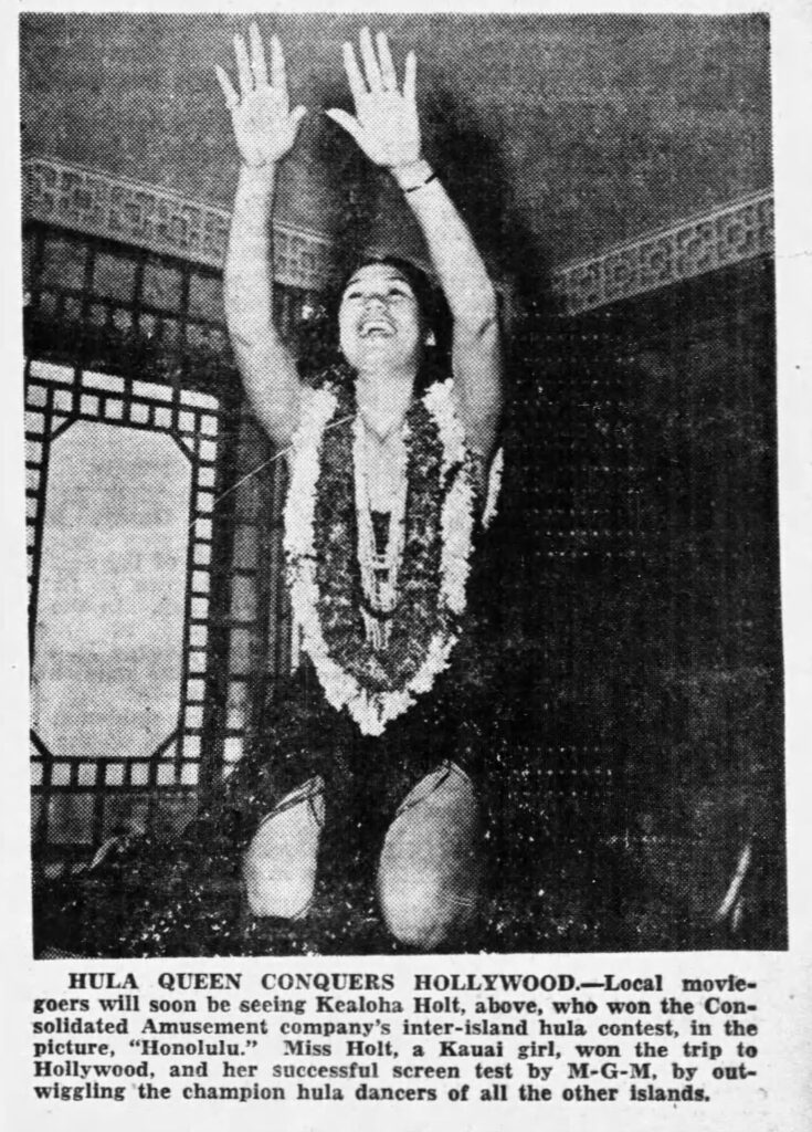 Inter-Island Hula Contest | Images of Old Hawaiʻi