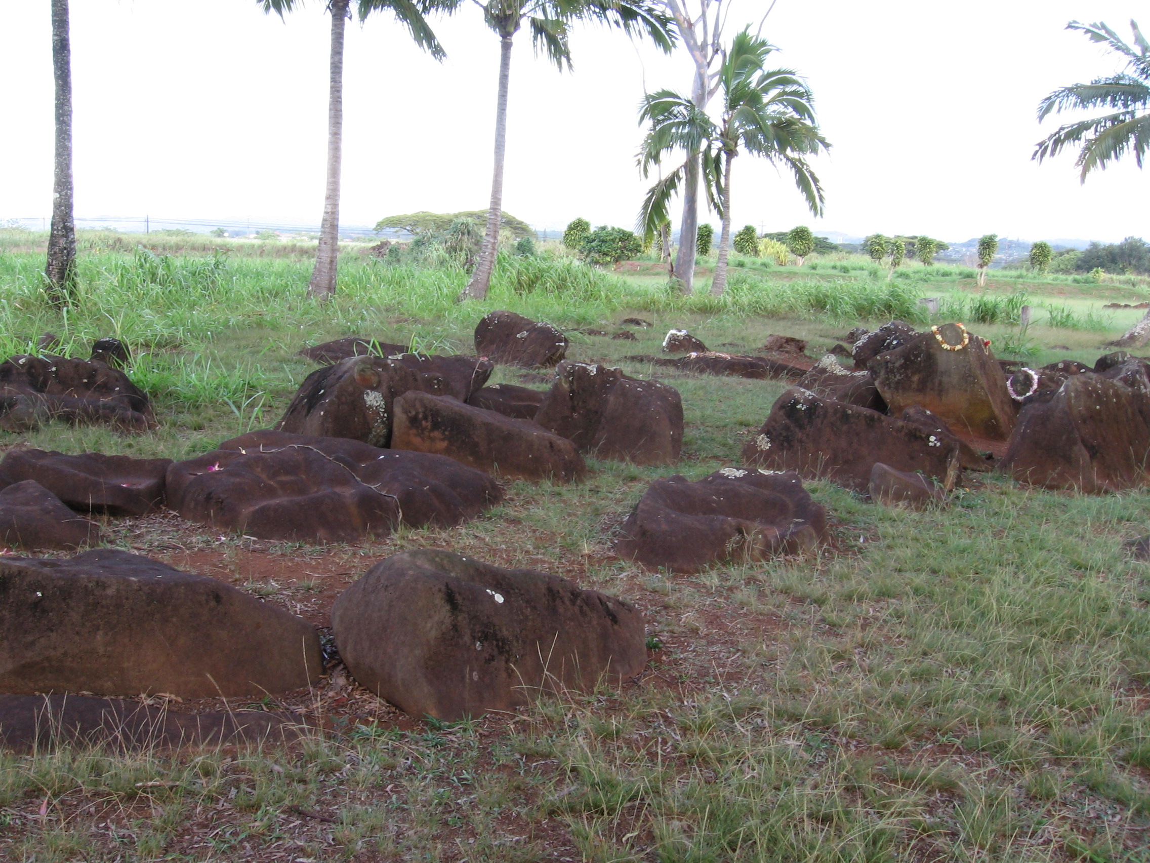 Kūkaniloko Birthstones | Images of Old Hawaiʻi