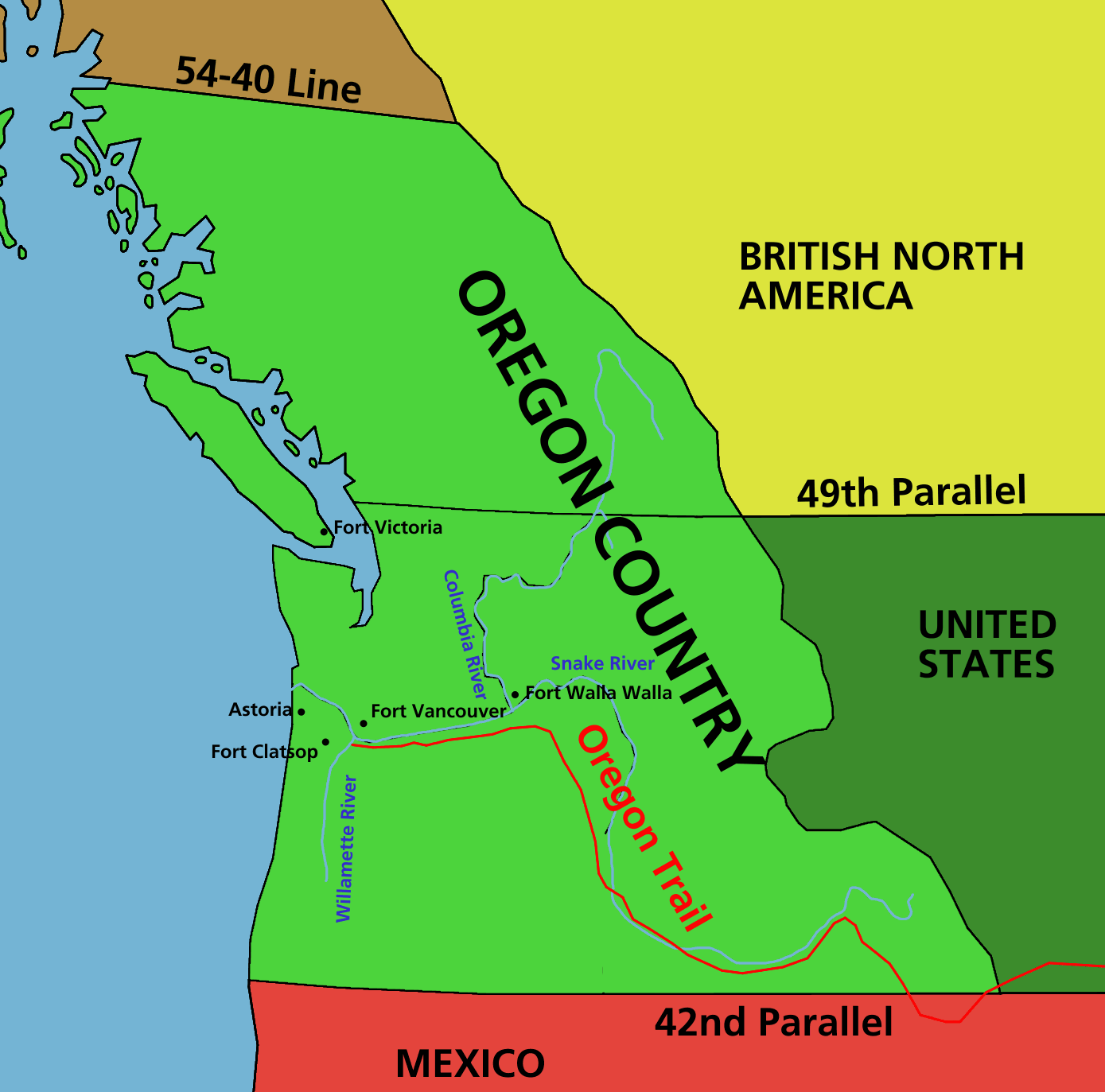 Oregon Territory | Images of Old Hawaiʻi