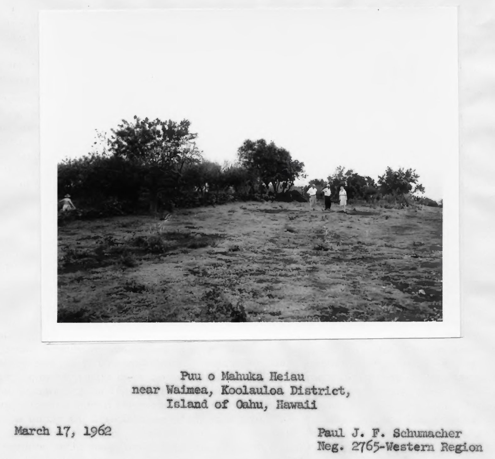 Puʻu O Mahuka | Images of Old Hawaiʻi