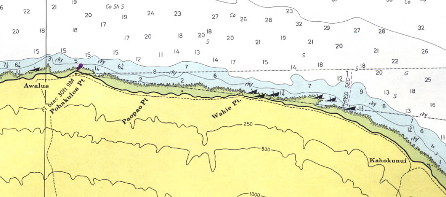 Shipwrecks-map-NOAA | Images of Old Hawaiʻi