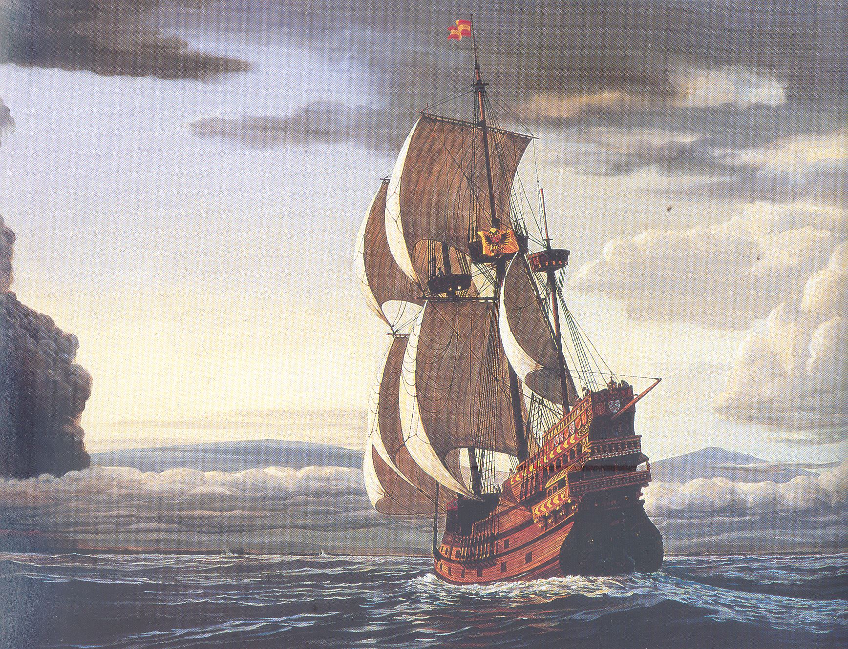 Spanish Galleons | Images of Old Hawaiʻi