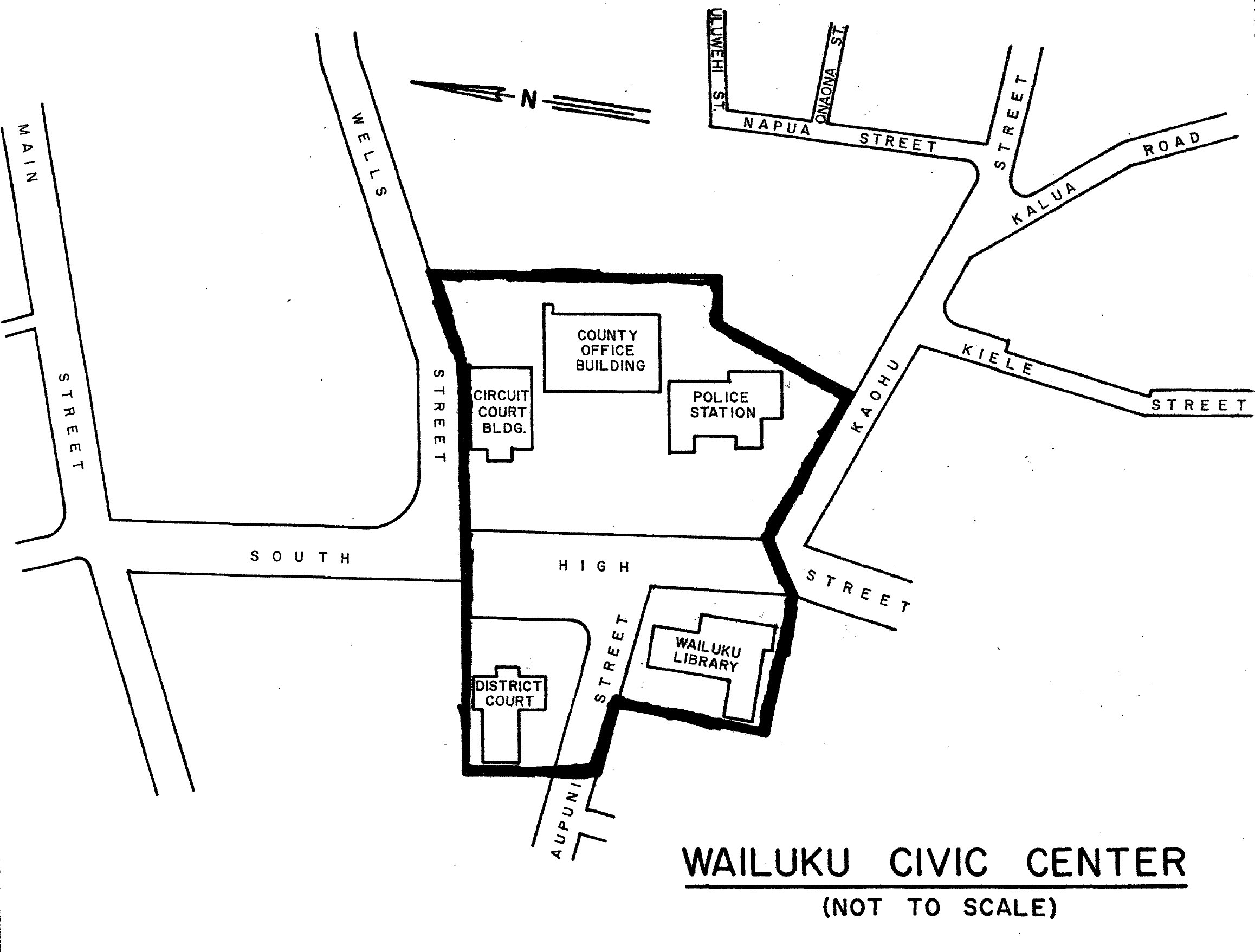Wailuku Civic Center Historic District | Images of Old Hawaiʻi