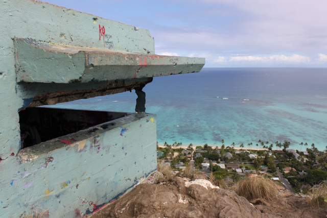 lanikai-bunkers-punynari | Images of Old Hawaiʻi